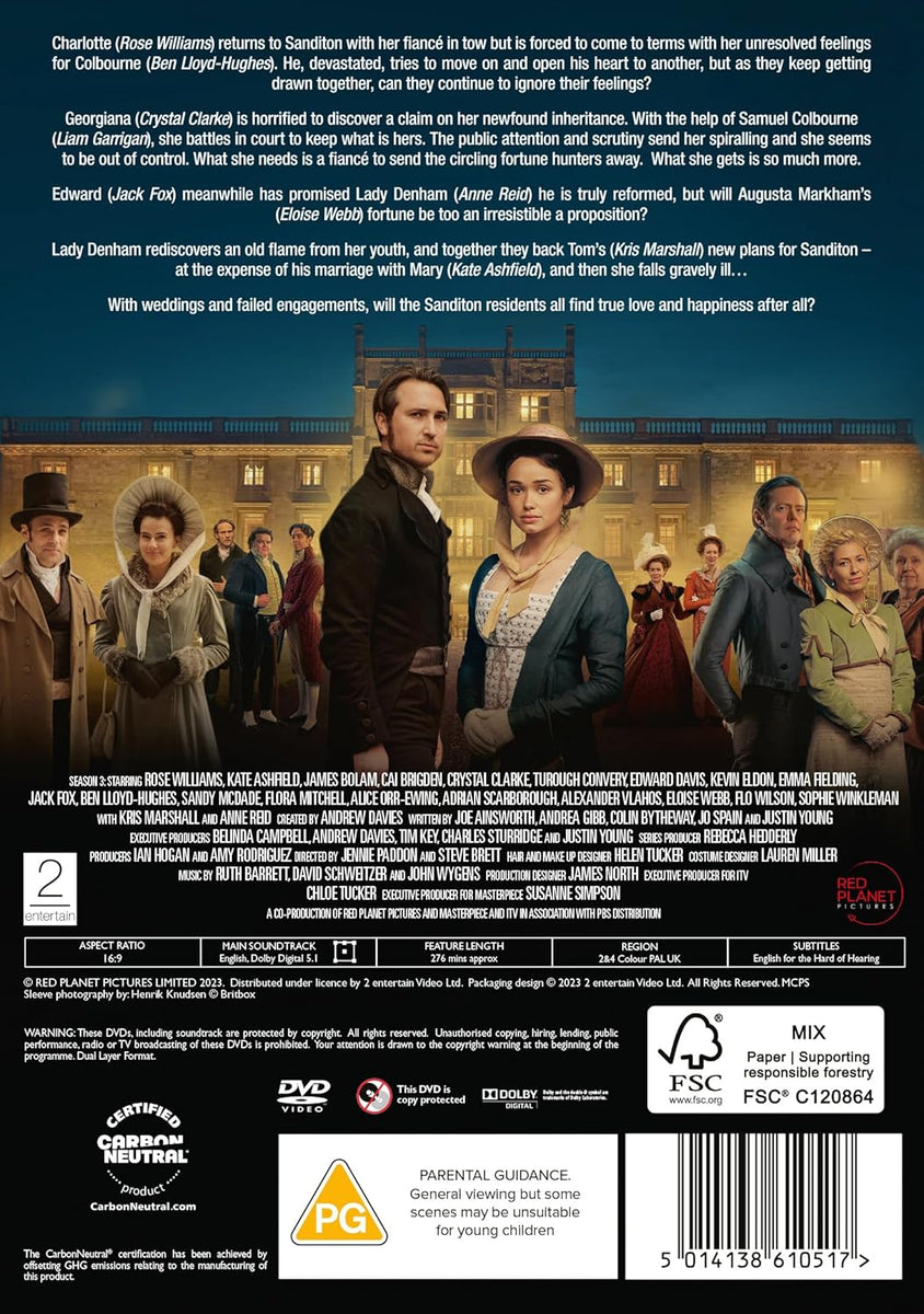 Sanditon - Season 3 DVD Set | thejaneaustenshop.co.uk