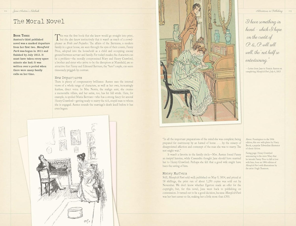 Jane Austen's Notebook - The Life, Times and Writings of Jane Austen ...