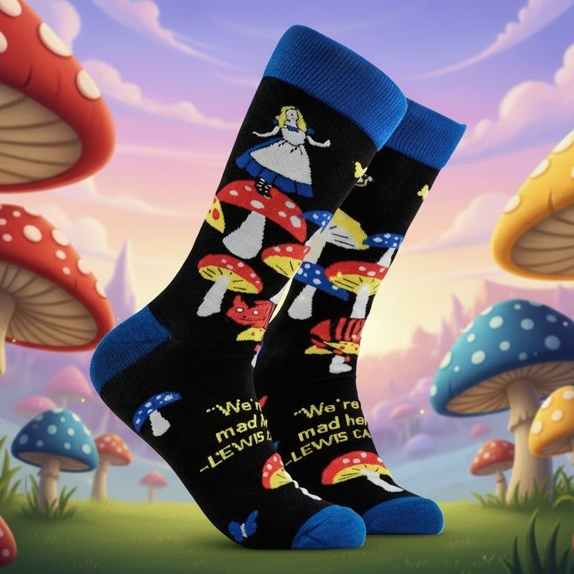 Alice in Wonderland Socks | thejaneaustenshop.co.uk