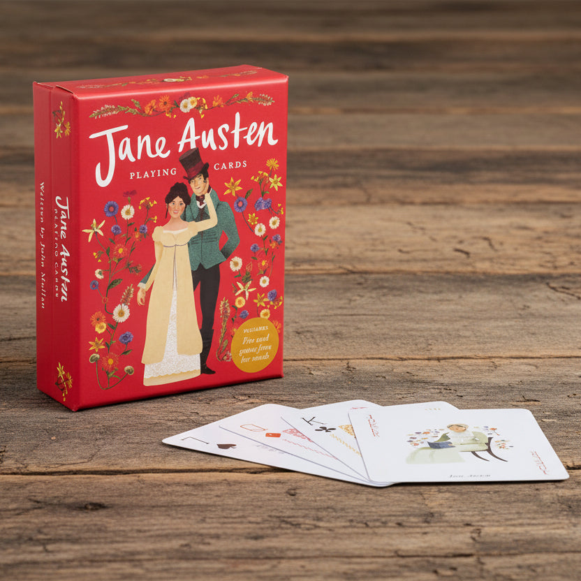 Jane Austen Floral Playing Cards | thejaneaustenshop.co.uk