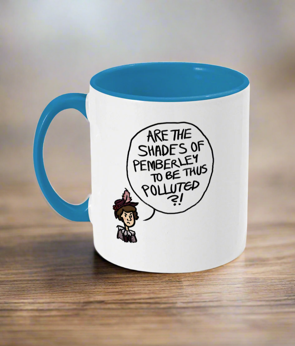 Shades of Pemberley Mug | thejaneaustenshop.co.uk